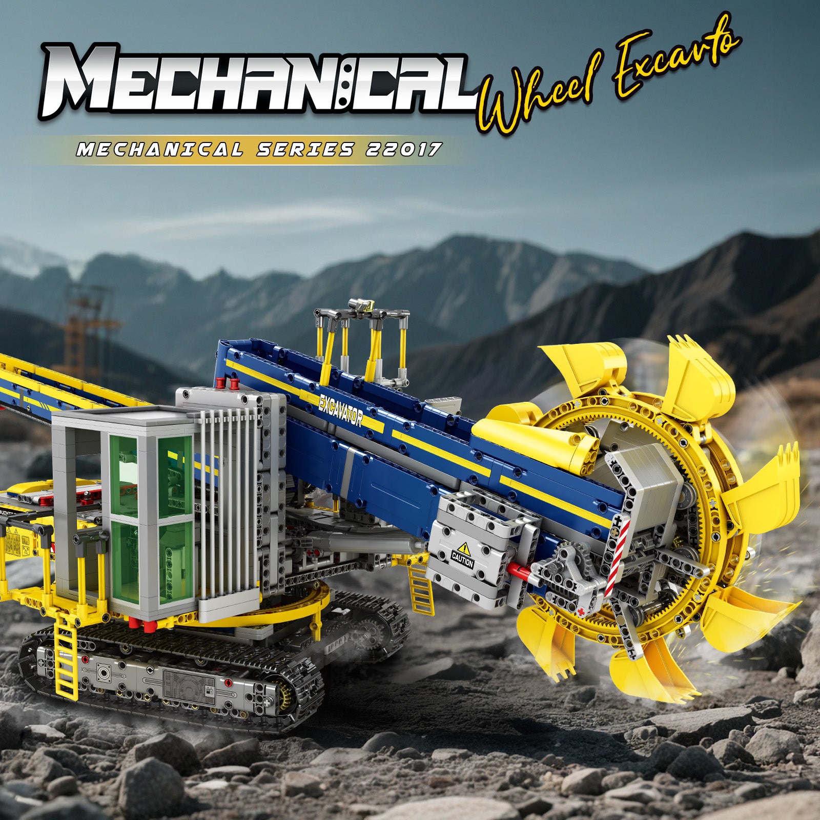 Bucket Wheel Excavator Construction Vehicle Building Blocks 22017 | 39 ...