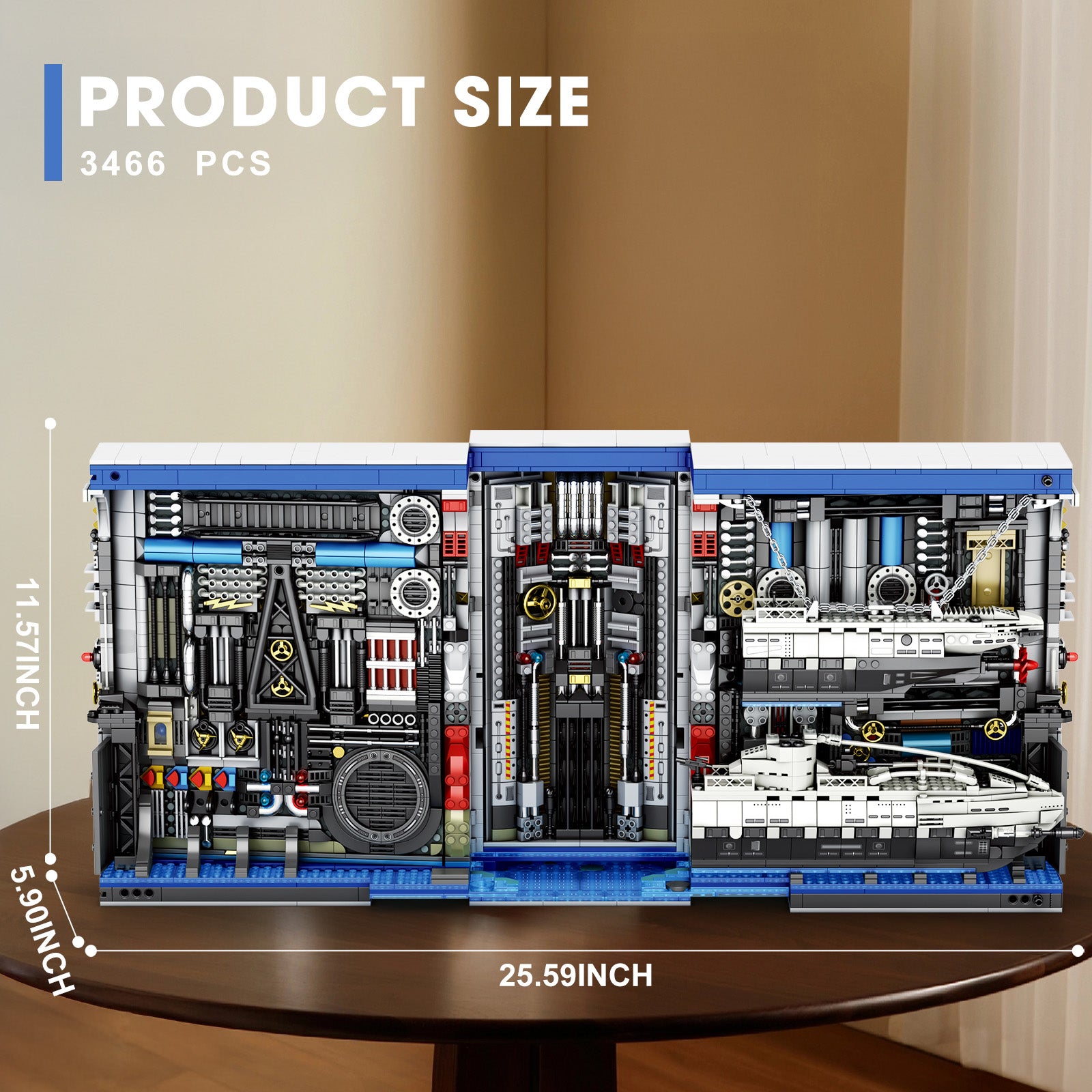 U-Boat Submarine Building Blocks 66038 | 3466+ PCS – jmbricklayer